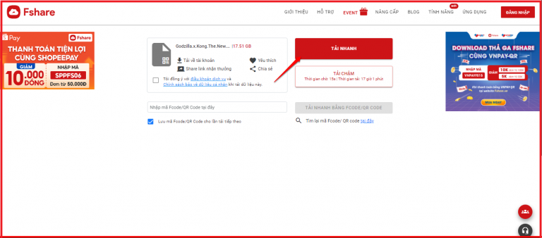 Tải Nhanh Không Cần Tài Khoản với Dịch vụ Fcode - Fshare Blog